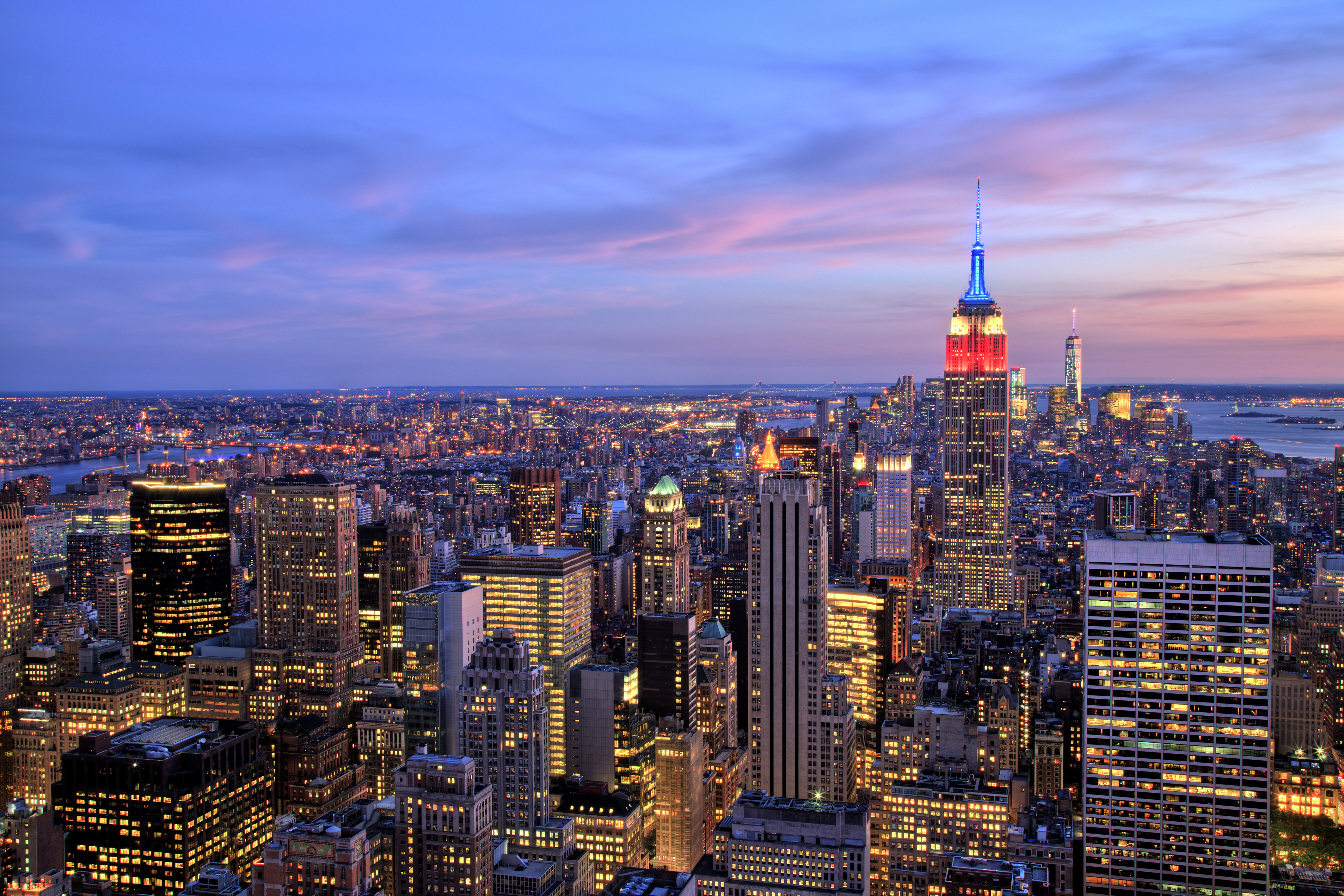 17 Stories New York City Midtown by Roman_Slavik - Wrapped Canvas ...