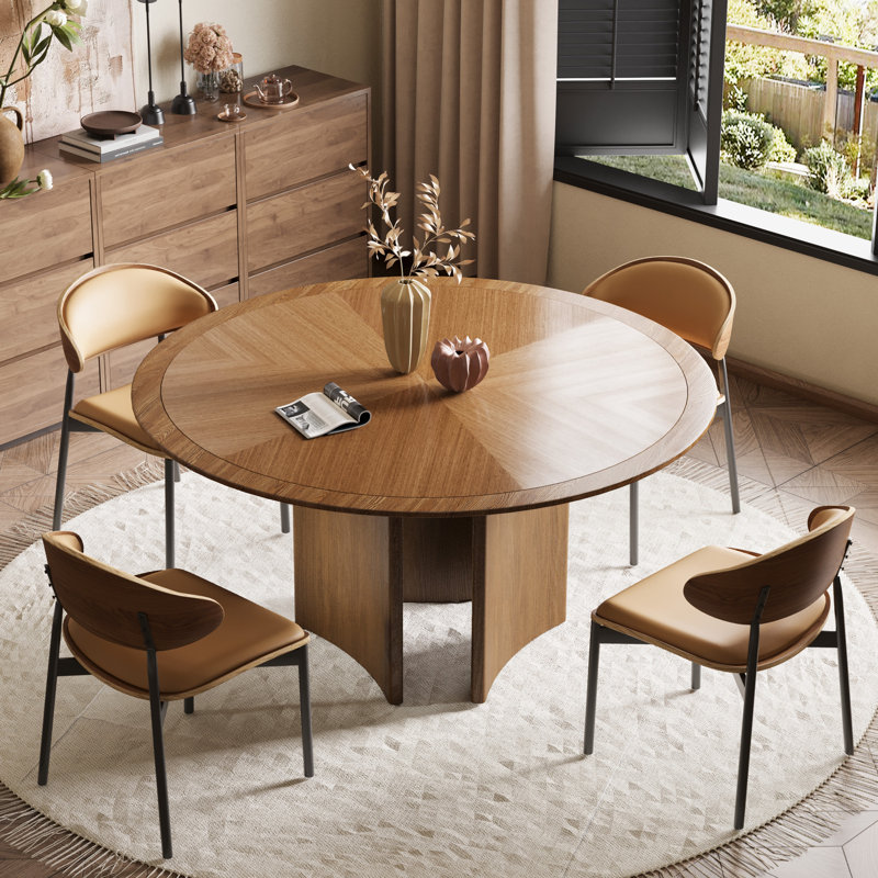Latitude Run® Cathelijn 59.05" Round Dining Table | Wayfair