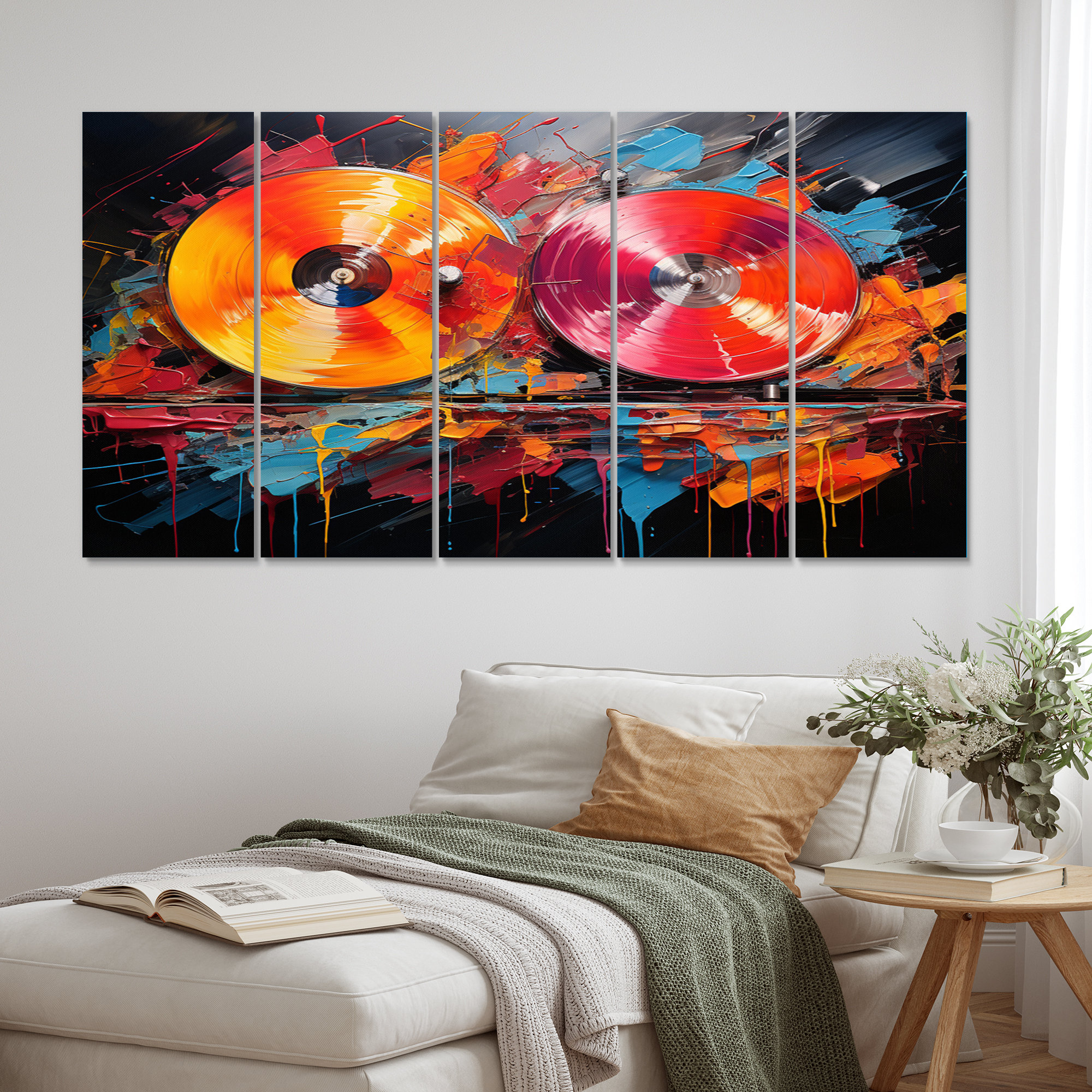 Latitude Run® Popart Vinyl Record Reverie V - Vinyl Records Metal Wall ...