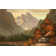 Alpen Home Cabin Lake Painting by Dan Totilca - Wrapped Canvas Print ...