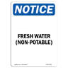 SignMission Fresh Water Sign | Wayfair