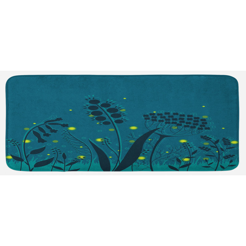 East Urban Home Firefly Kitchen Mat | Wayfair