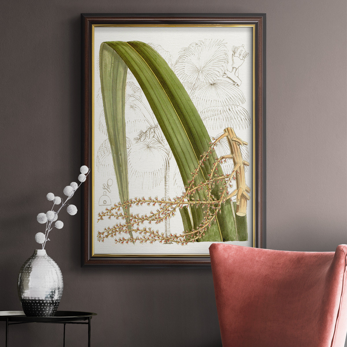 Bay Isle Home™ Palm Melange VIII Premium Framed Canvas- Ready To Hang ...