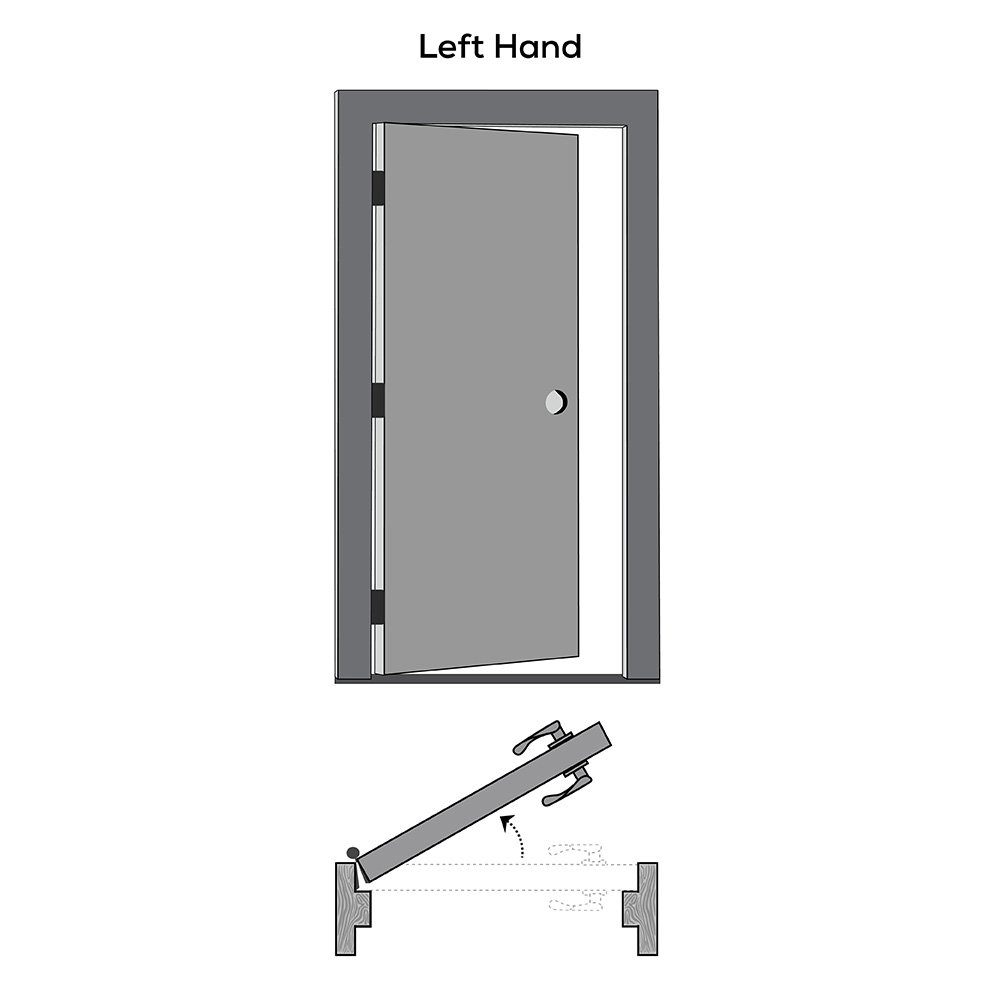 MMI DOOR Primed MDF Prehung Interior Door With Privacy Glass - Wayfair ...