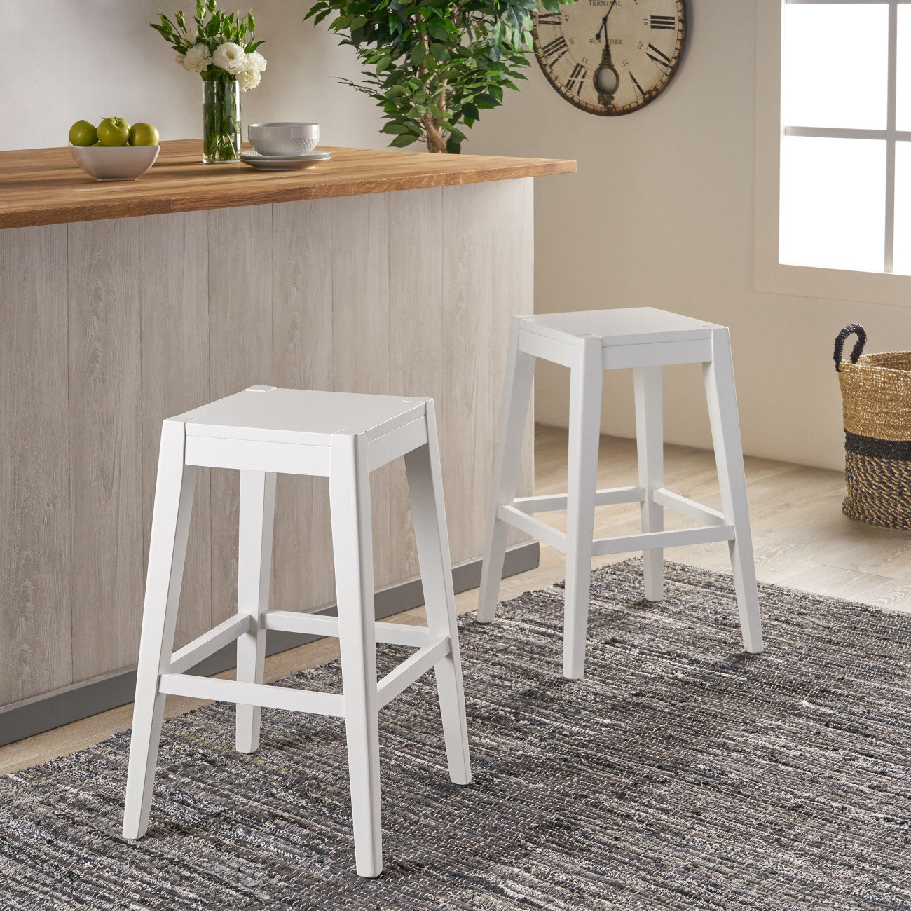 George Oliver Counter Stool( Set Of 2 ) - Wayfair Canada