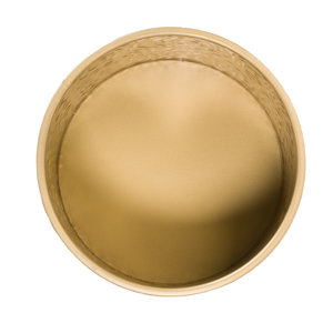 Mercer41 Florette Glam Indoor Metal Pot Planter With 3-Leg Metal Base ...