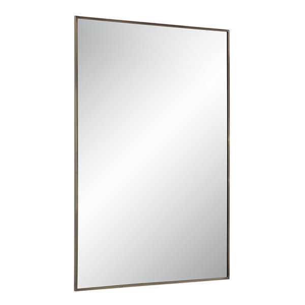 Latitude Run® Jayliah Stainless Steel Rectangle Wall Mirror | Wayfair