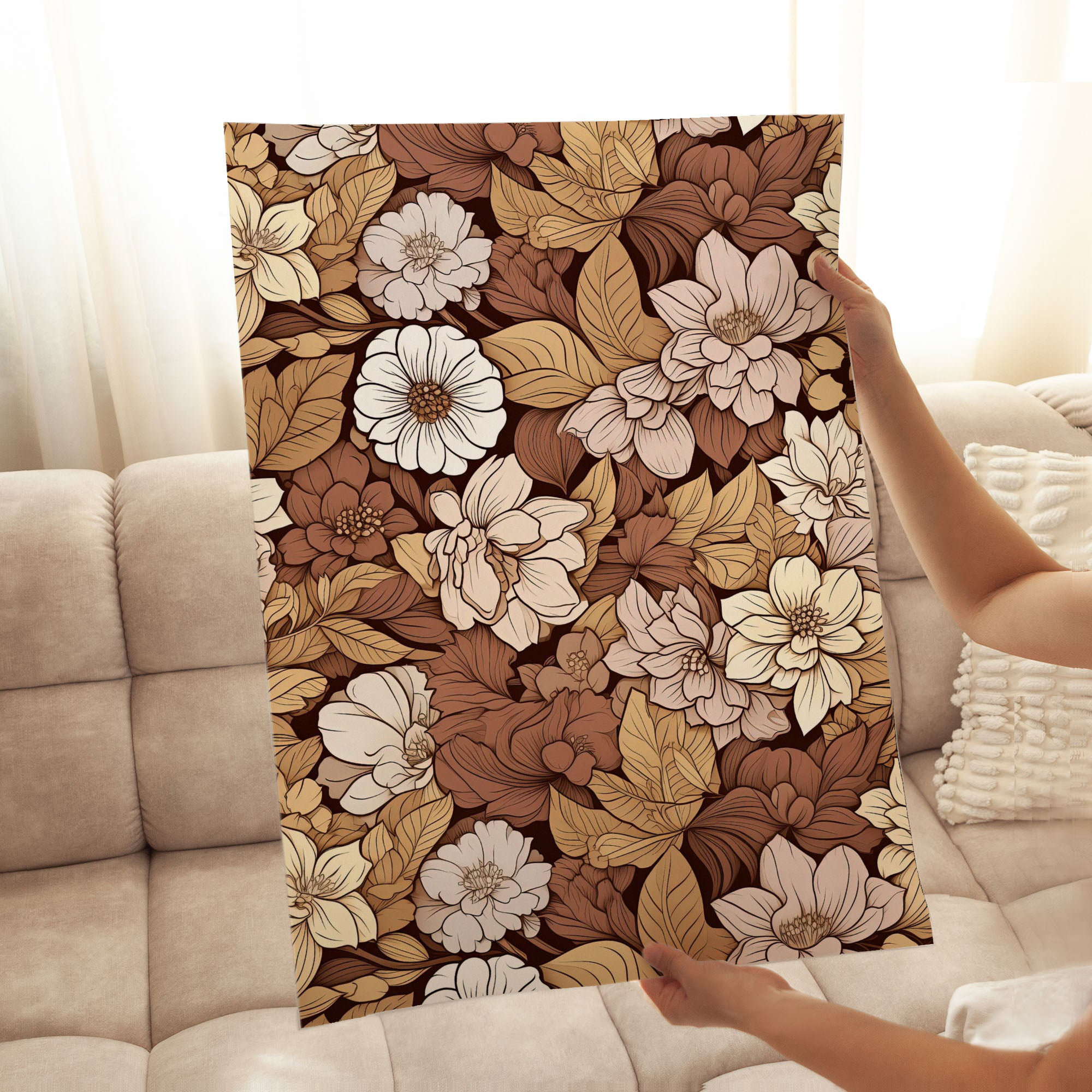 Winston Porter Holiday Autumn Fall Flowers XVI Cottage Unframed Art ...