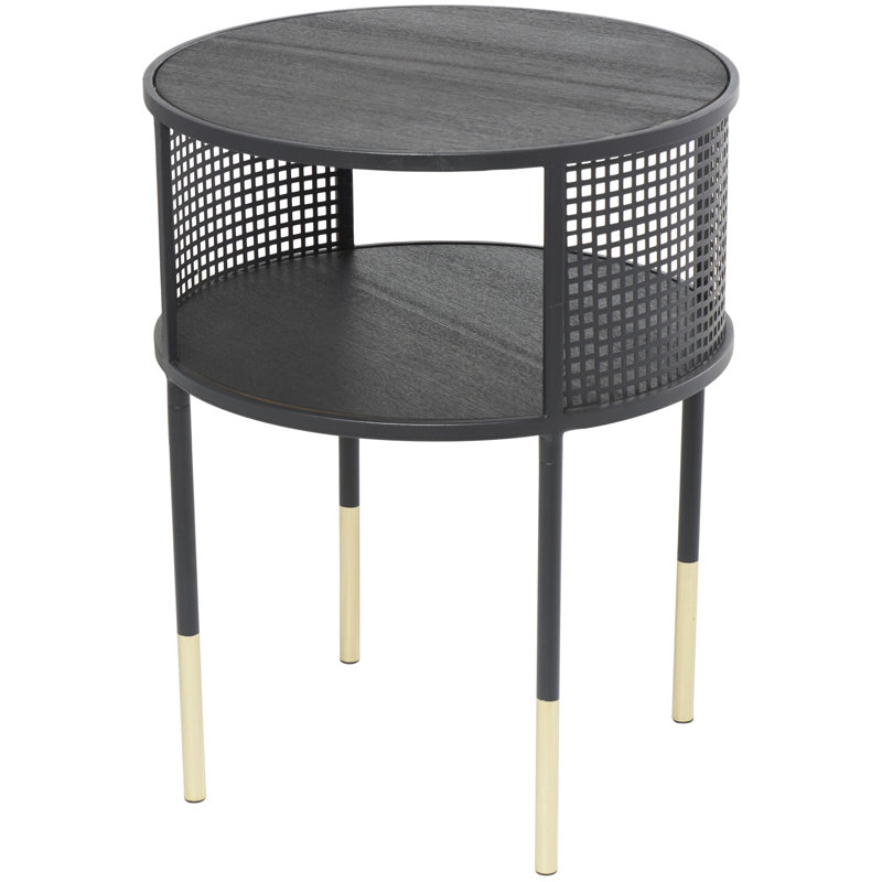 Willa Arlo™ Interiors Waldenburg Iron Frame End Table | Wayfair
