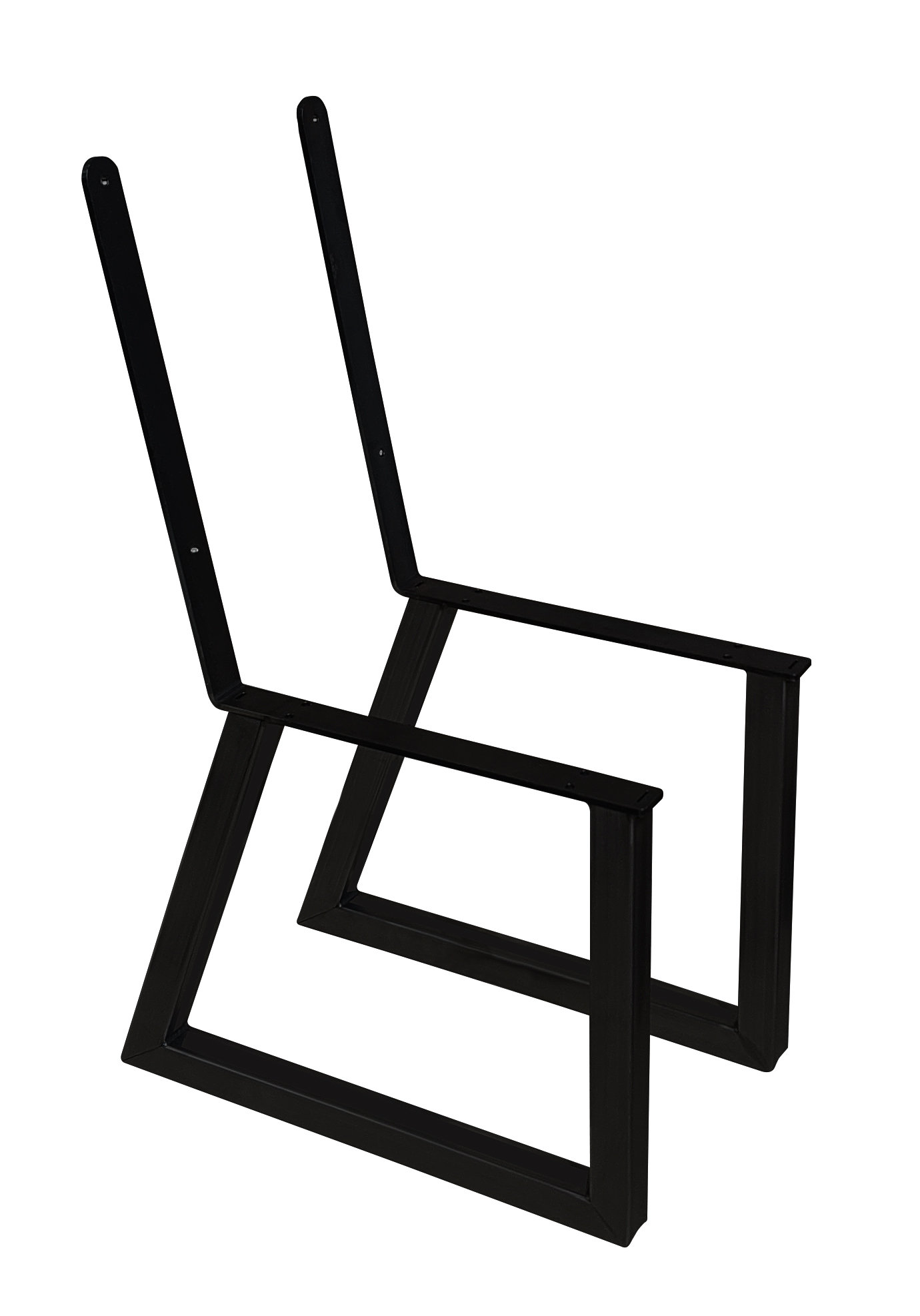 Live Edge Timber Co. Steel Bench Base with Back Support - Wayfair Canada