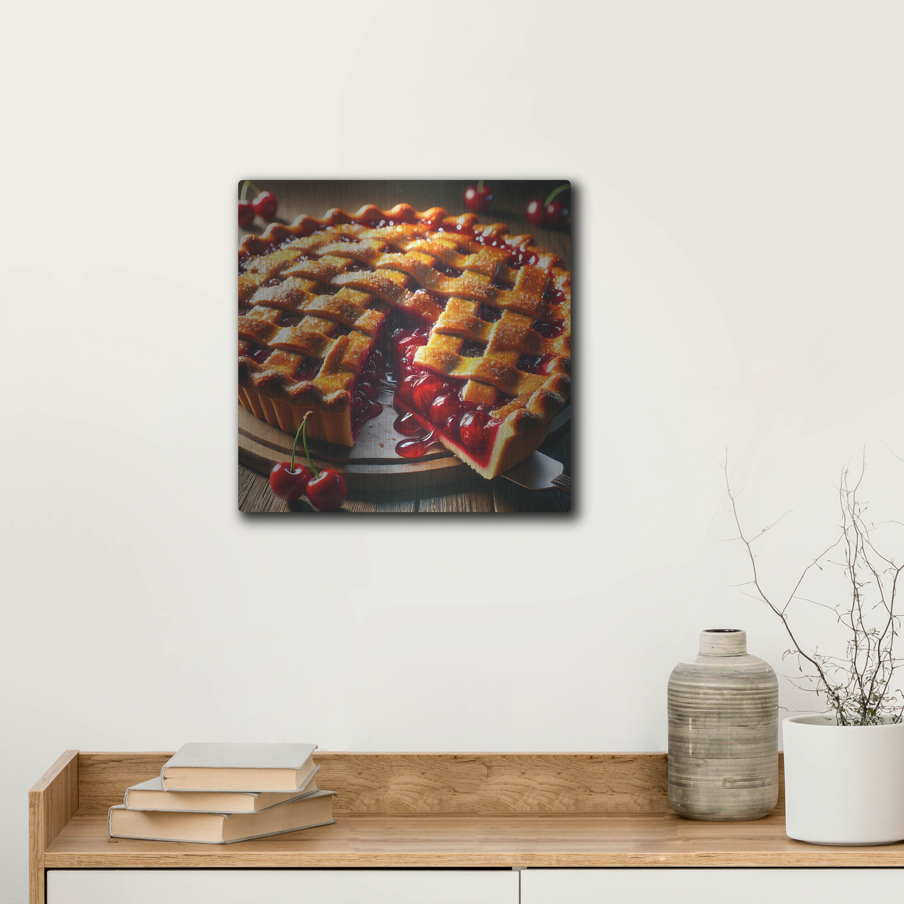 cherry pie wall art