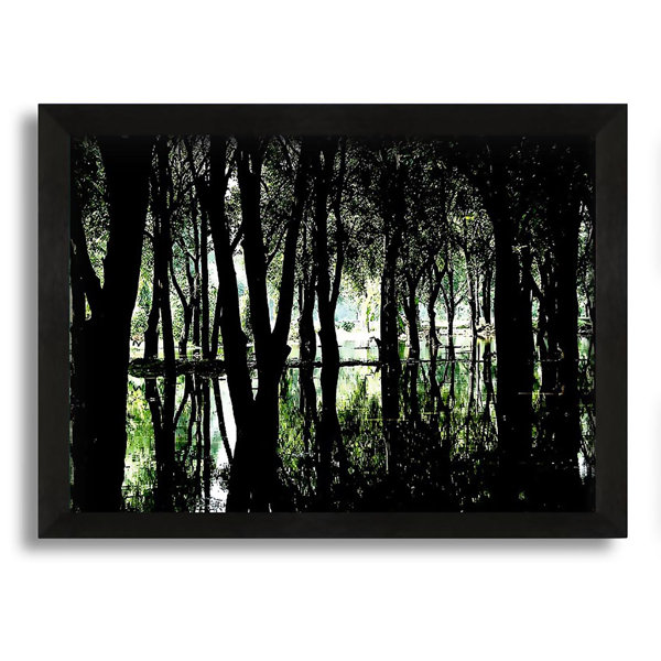 Union Rustic Swamp Forest - Single Picture Frame Print on Canvas ...