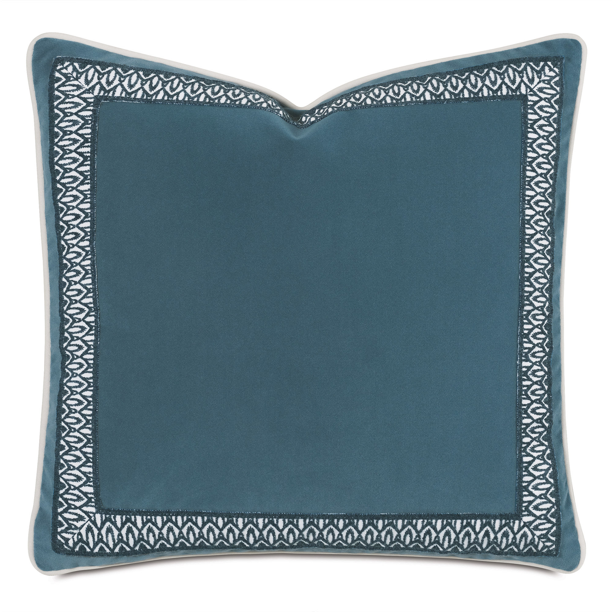 Eastern Accents Amu Embroidered Border Decorative Pillow Cover & Insert ...