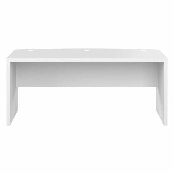 Bush Business Furniture Ringold 72W Bow Front Desk & Reviews | Wayfair
