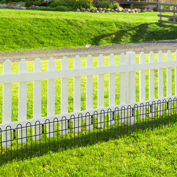 Haitral 16'' H x 12'' W Metal Fencing with 10 Panel(s) Included | Wayfair