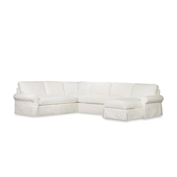 Birch Lane™ Porter 4 - Piece Slipcovered Sectional | Wayfair
