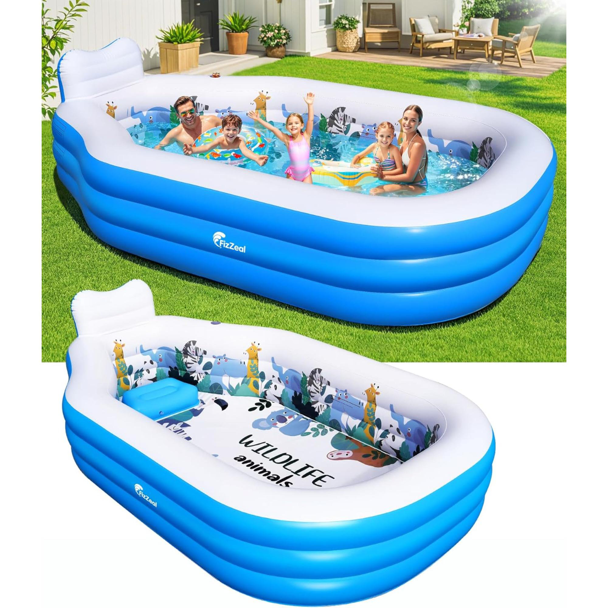 Textiles Hub Inflatable Swimming Pool For Kids And Adults,Thickened ...