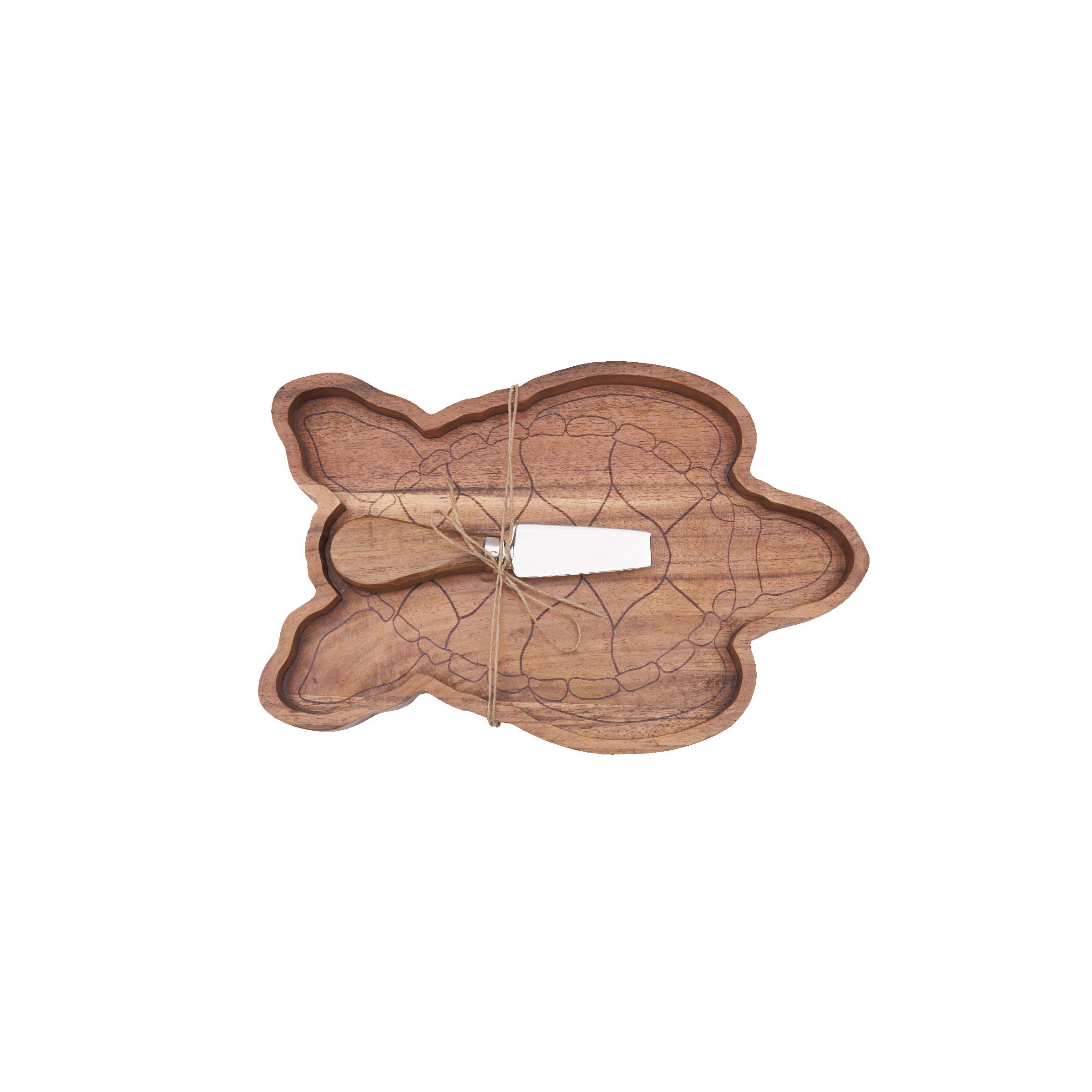 The Holiday Aisle® Turtle Serving Board W/Spreader S/2 | Wayfair