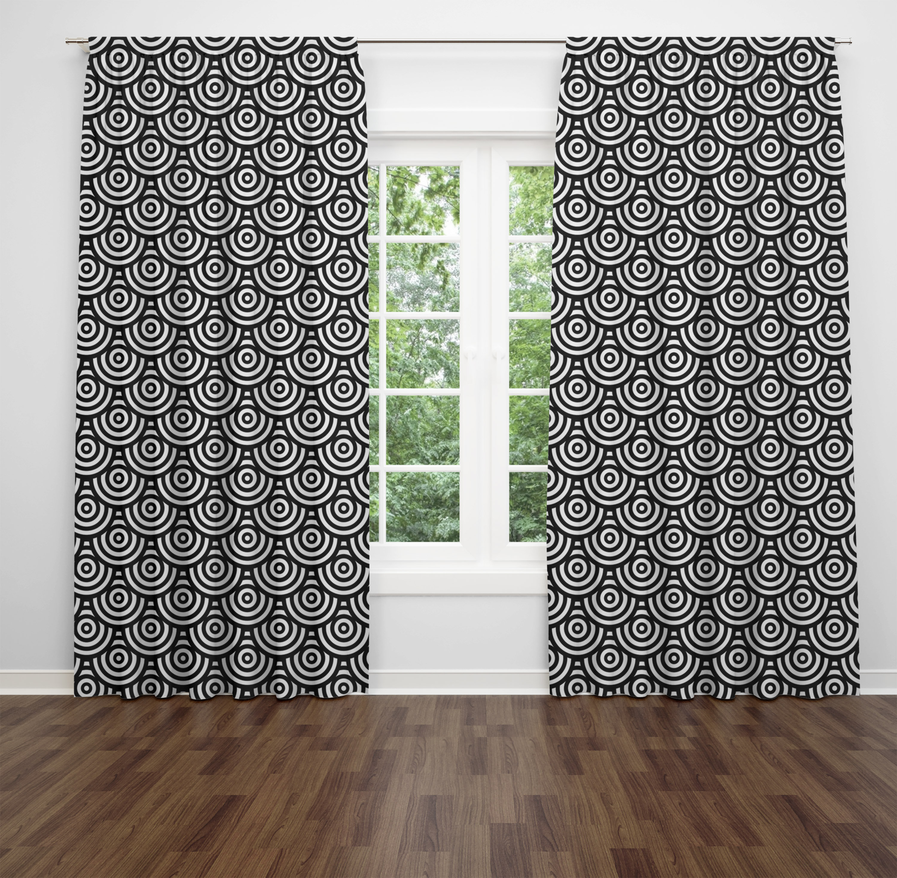 East Urban Home Dolnick Polyester Room Darkening Curtain Pair | Wayfair