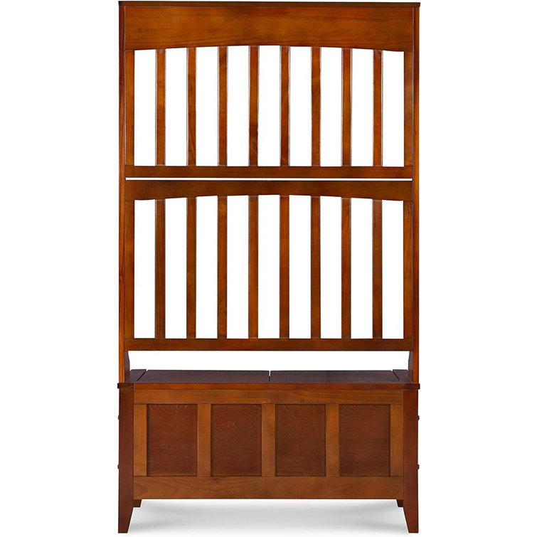 Charlton Home® Hunton Hall Tree 36'' Wide with Bench & Reviews | Wayfair