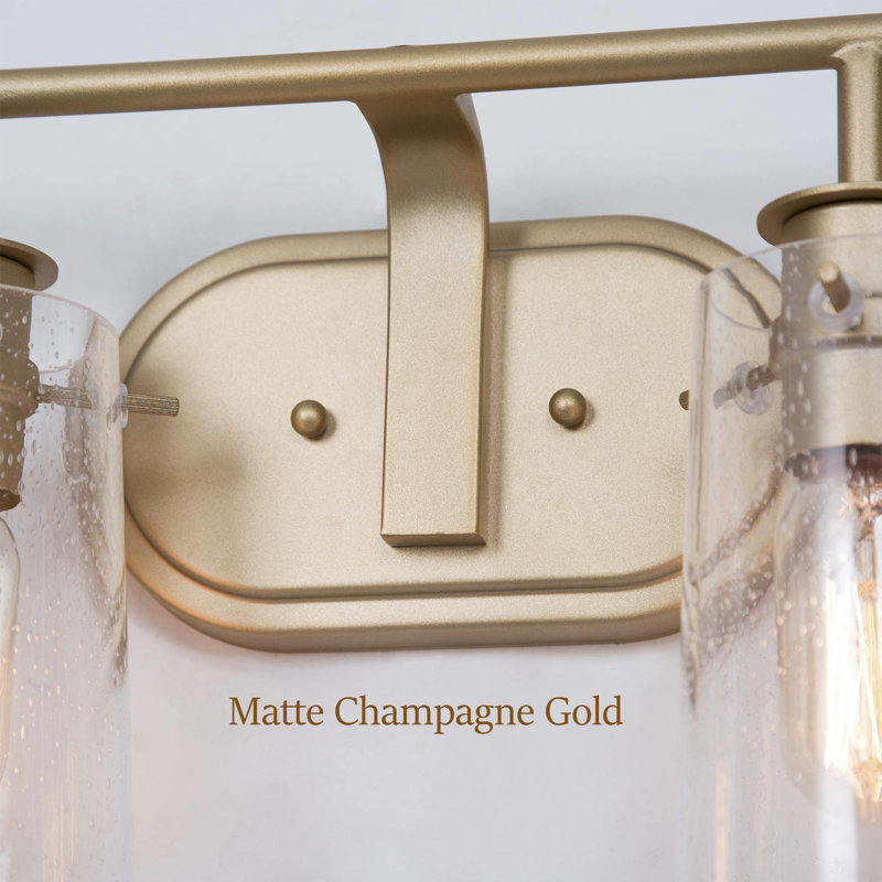 Mercer41 Cie 4-Light Dimmable Gold Vanity Light & Reviews | Wayfair