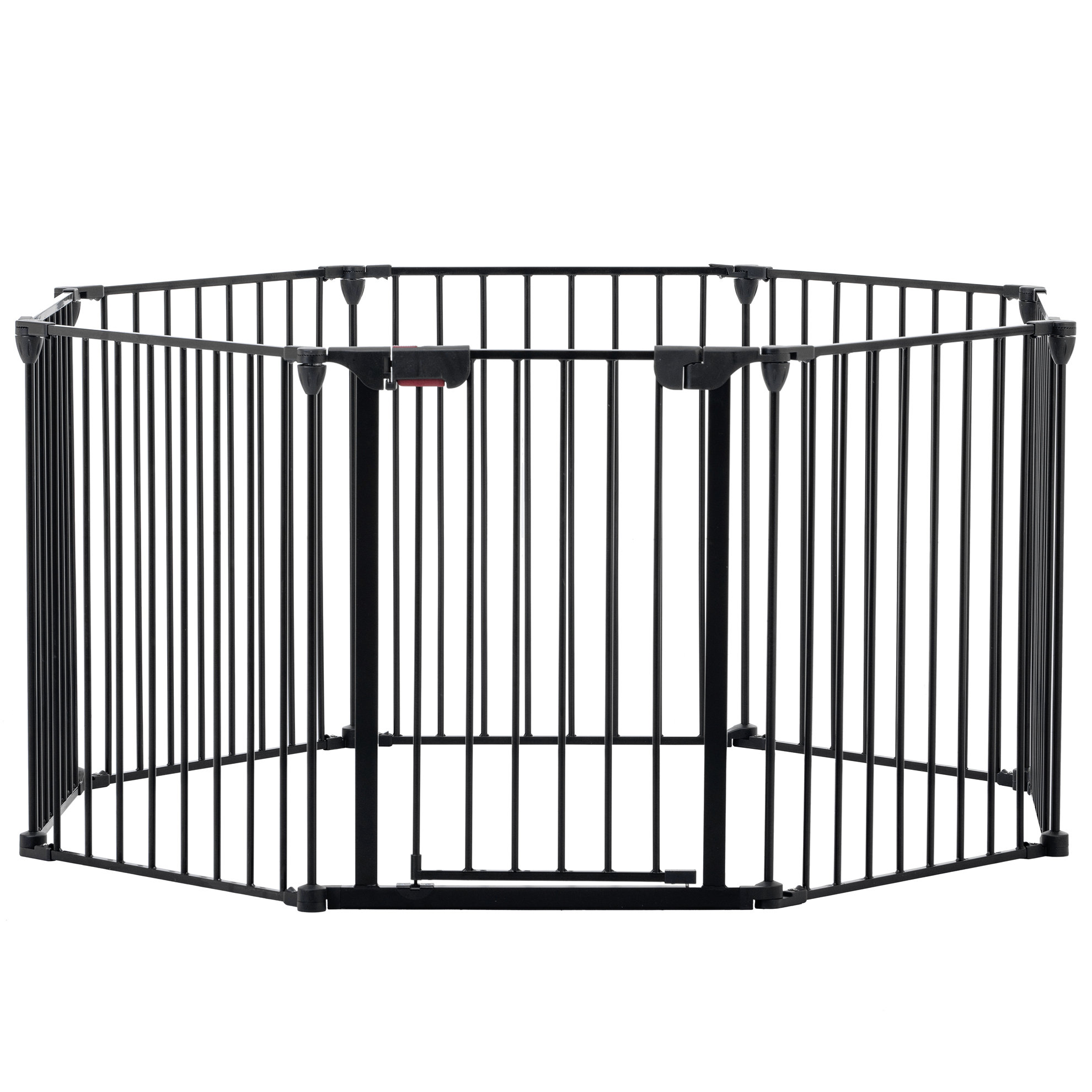 weixunguang 200" Adjustable Safety Gate 8 Panels Play Yard Metal ...