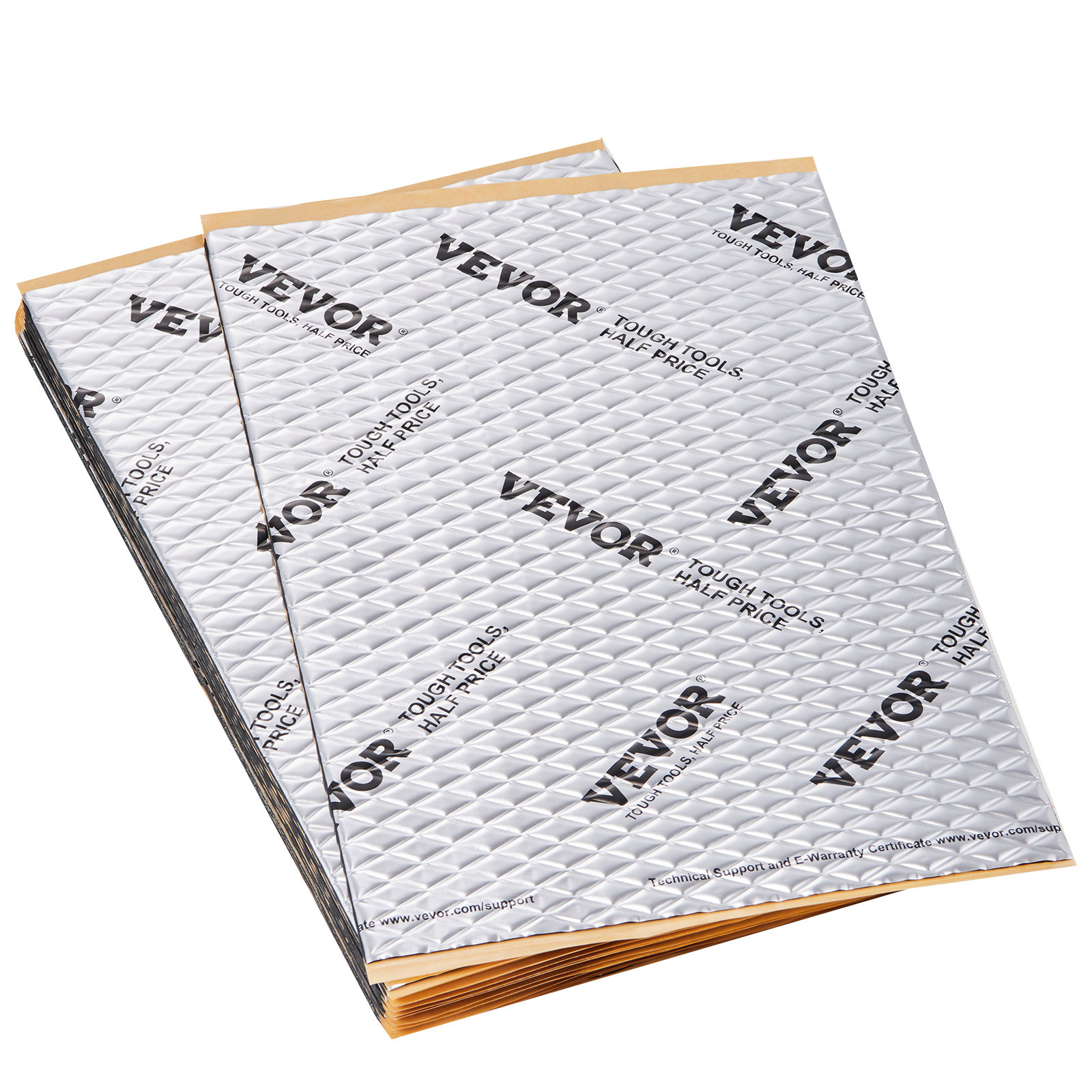 VEVOR Car Sound Deadening Mat, 50 mil, 4.8sq.m Butyl Noise Insulation ...