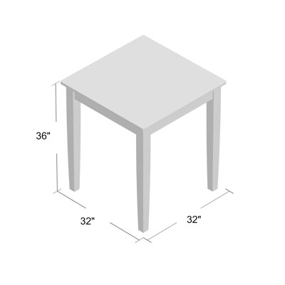 Three Posts™ Diamondback Counter Height 32" Dining Table & Reviews ...