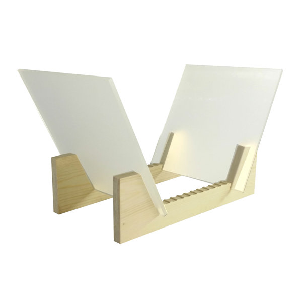 Gracie Oaks Vinyl Record Storage Album Display Holder LP Organizer ...
