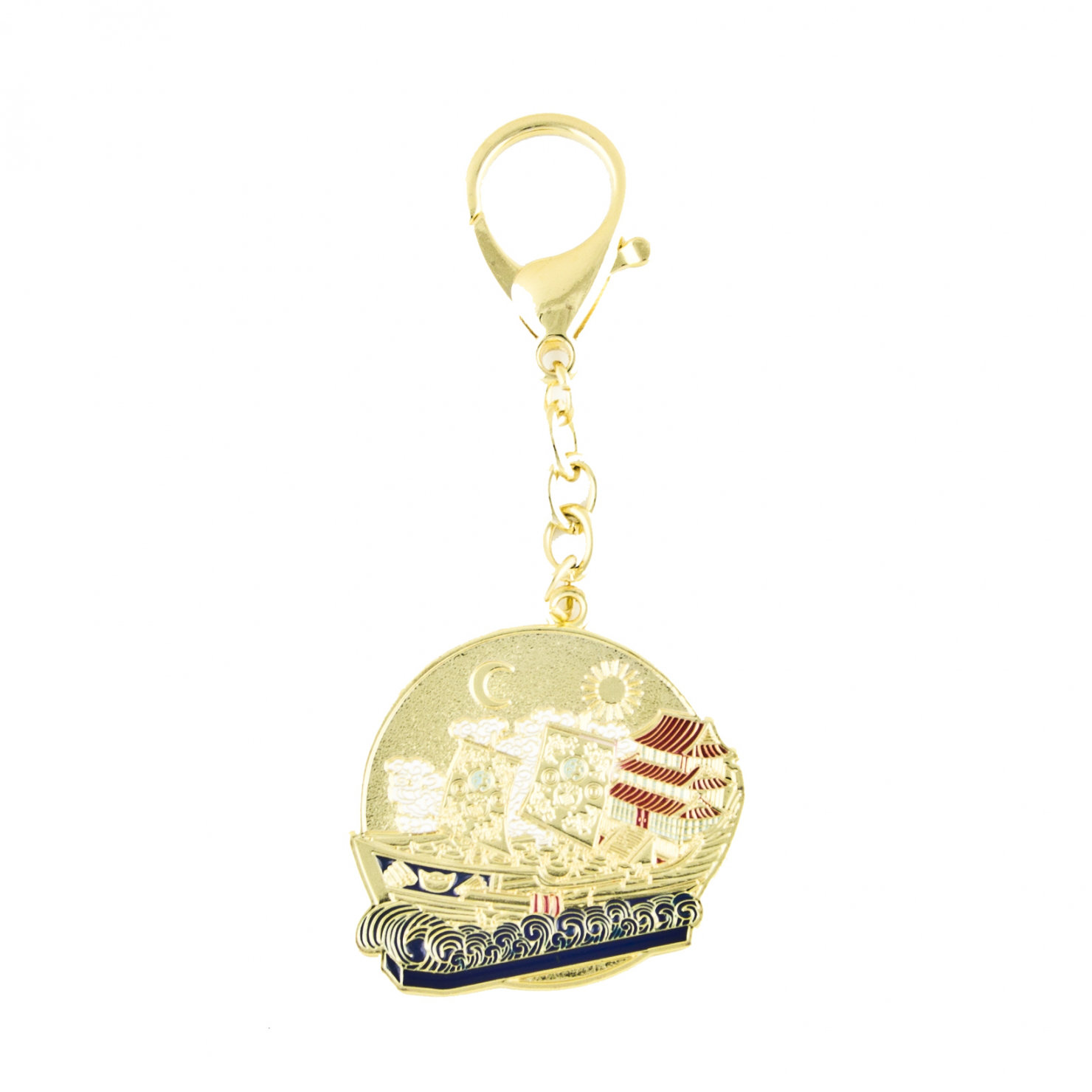 Feng Shui Import Feng Shui Wealth Ship Amulet Keychain - Wayfair Canada