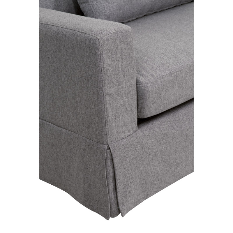 Rosecliff Heights Rowley 88.5" Linen Square Arm Sofa & Reviews | Wayfair