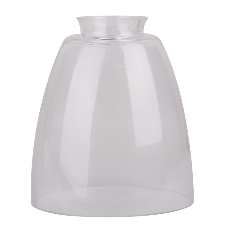 17 Stories 13.5cm H x 14cm W Glass Empire Lamp Shade ( Screw On ) in ...
