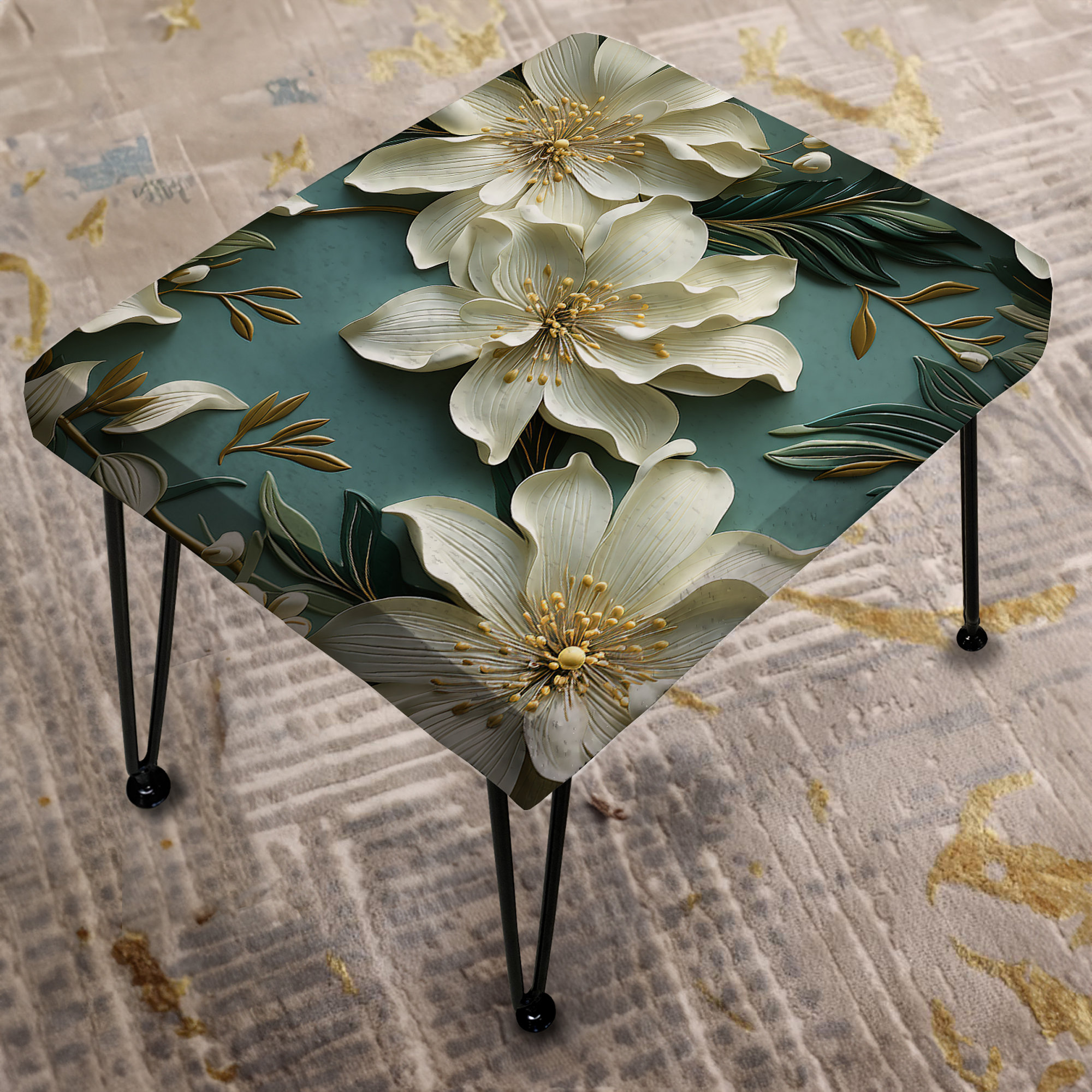 Design Art Mirage Elegance Tropical Pattern - Tropical Rectangle ...