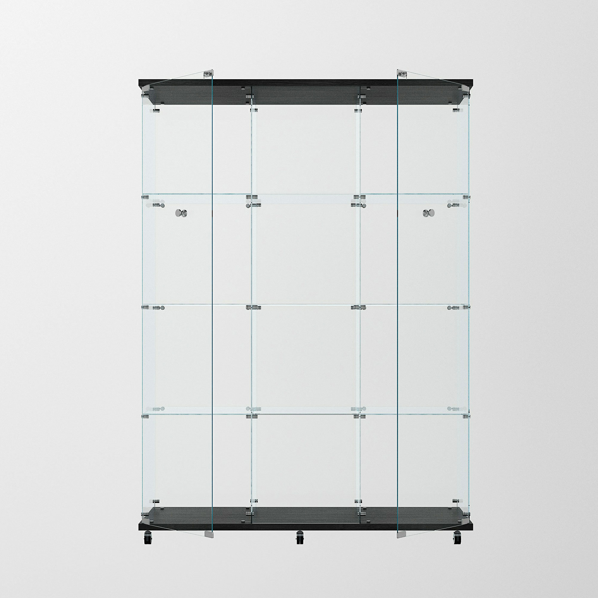 Latitude Run® Tempered Glass Display Cabinet | Wayfair