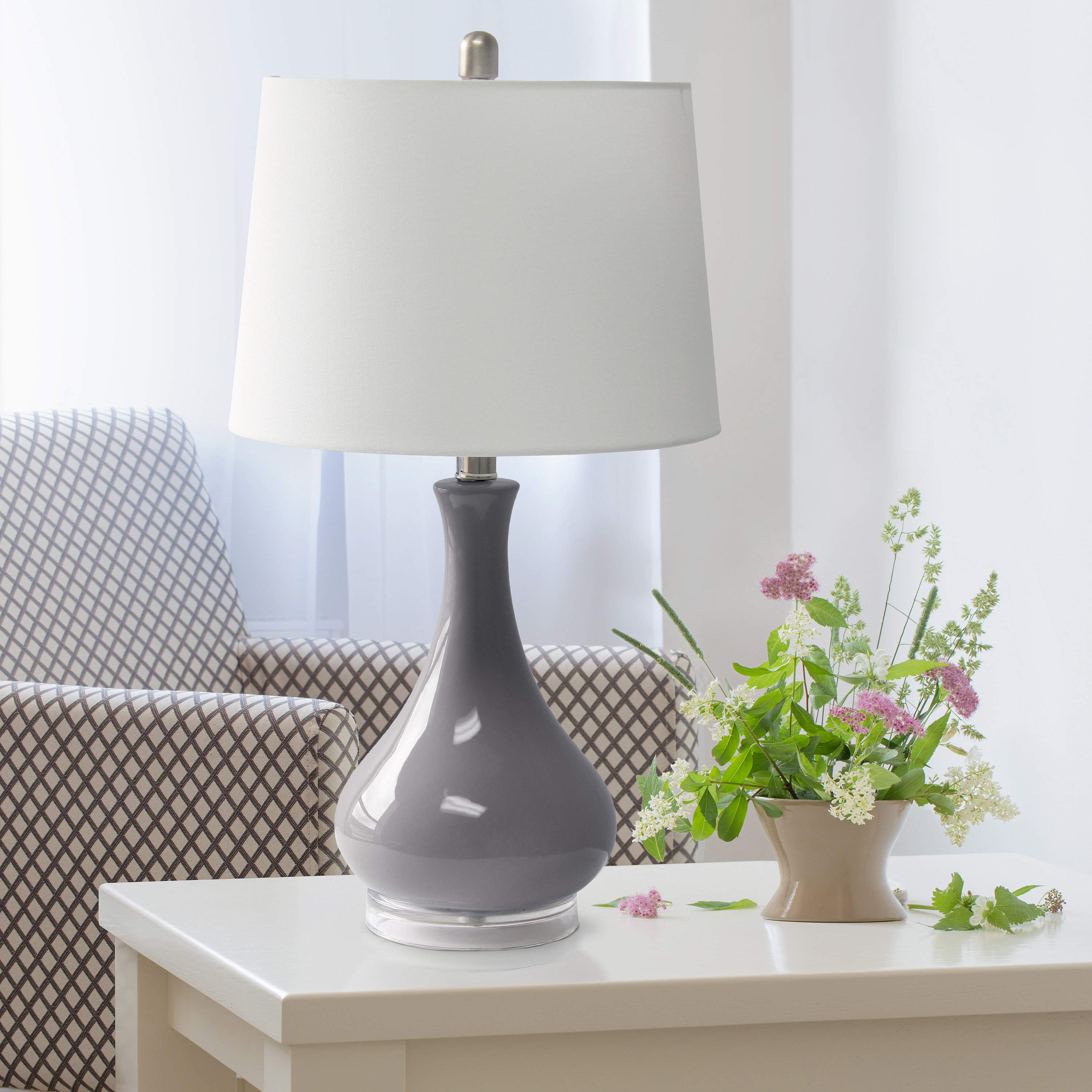 Wade Logan Annastasia 26.25'' Grey Table Lamp & Reviews - Wayfair Canada