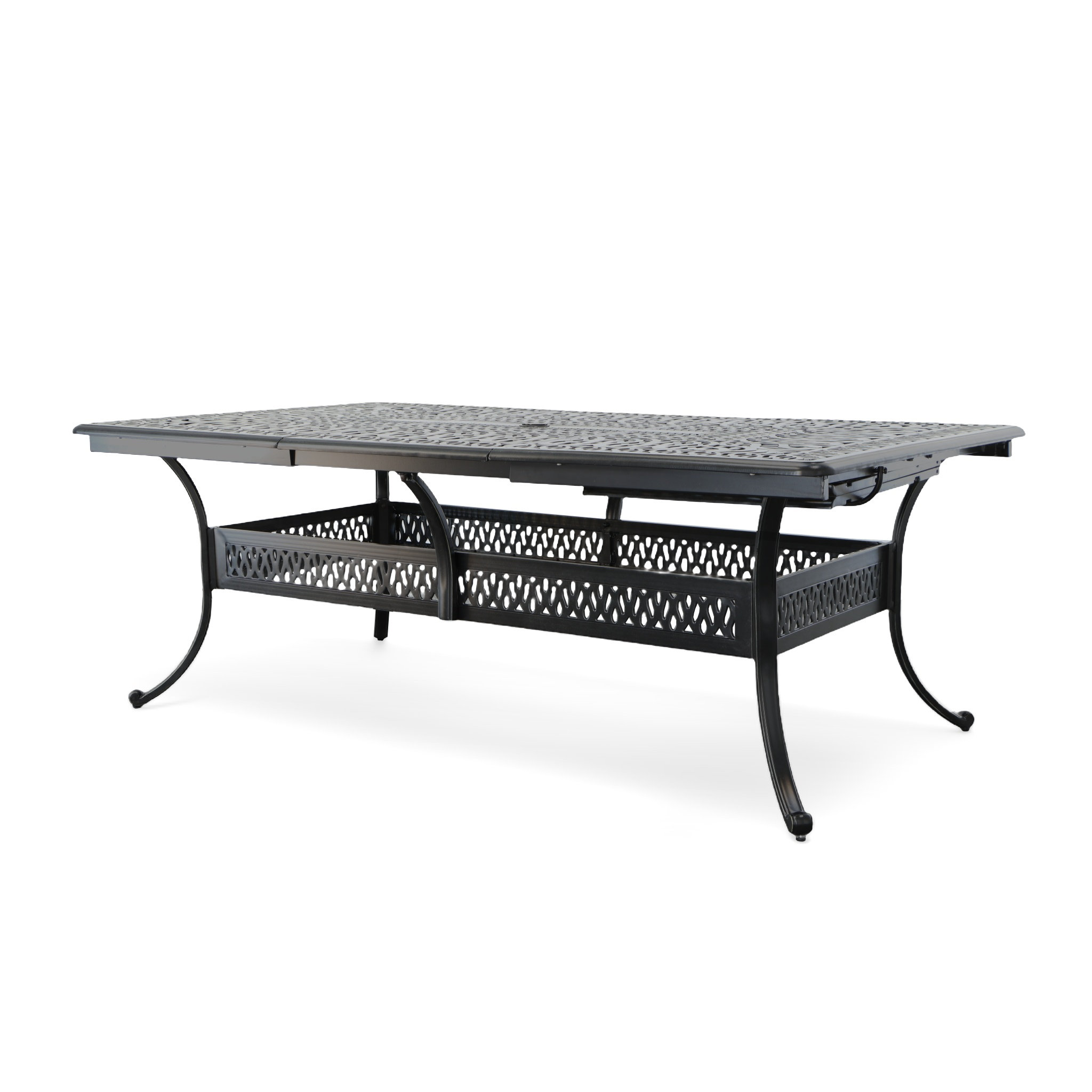 AFD Home Elisabeth Extendable Aluminum Dining Table | Wayfair