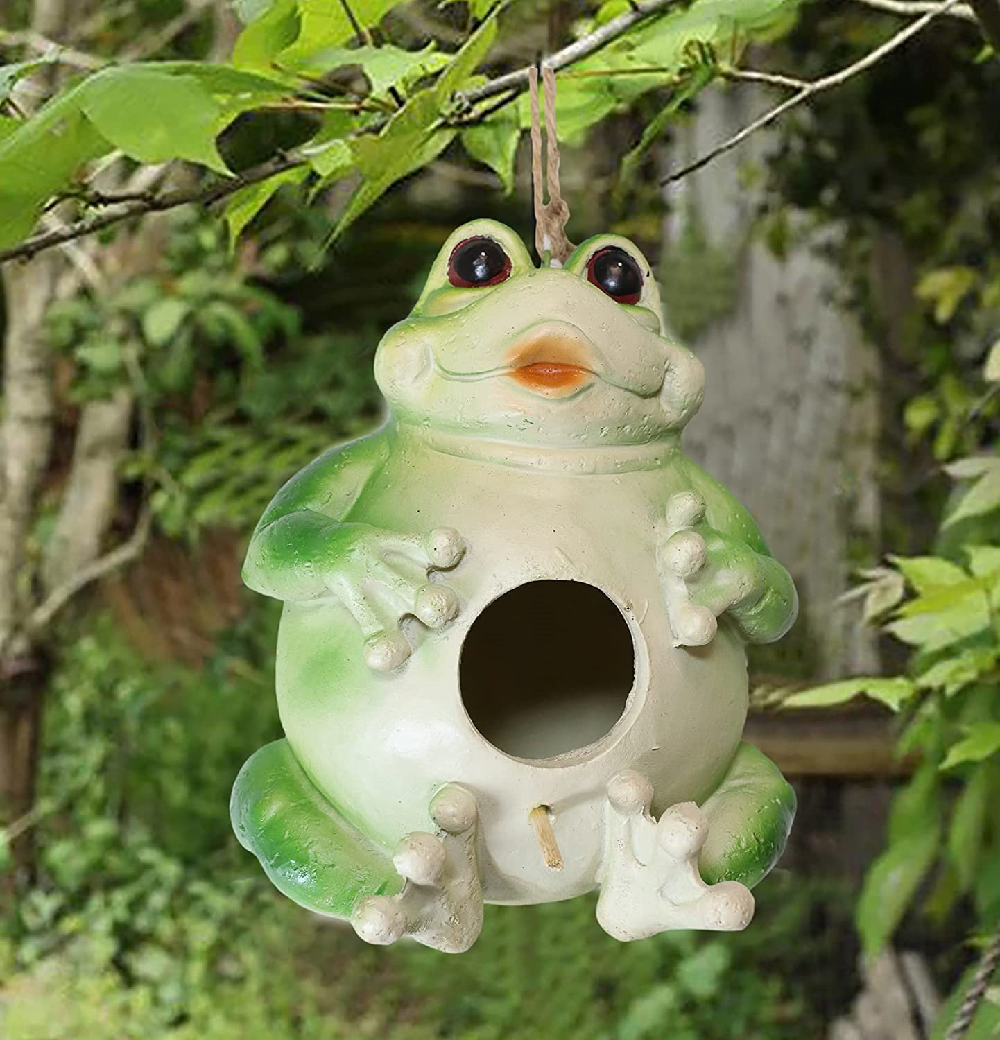 Arlmont & Co. Whimsical Jumbo Fat Frog | Wayfair