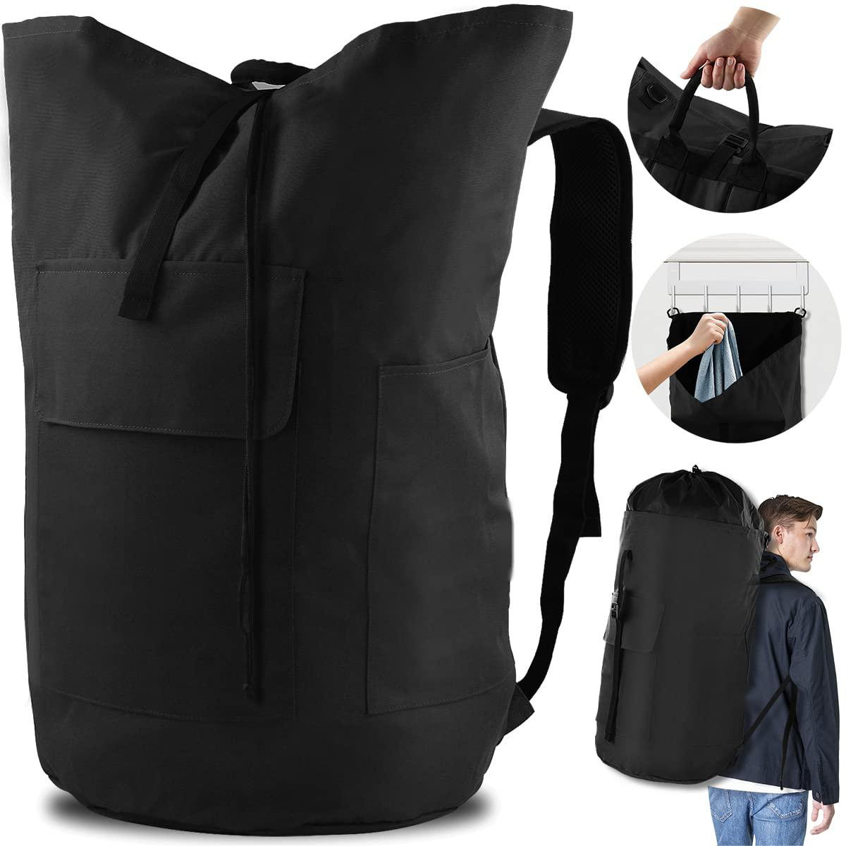 Rebrilliant Laundry Bag Backpack, 125L, Extra Large With Shoulder ...
