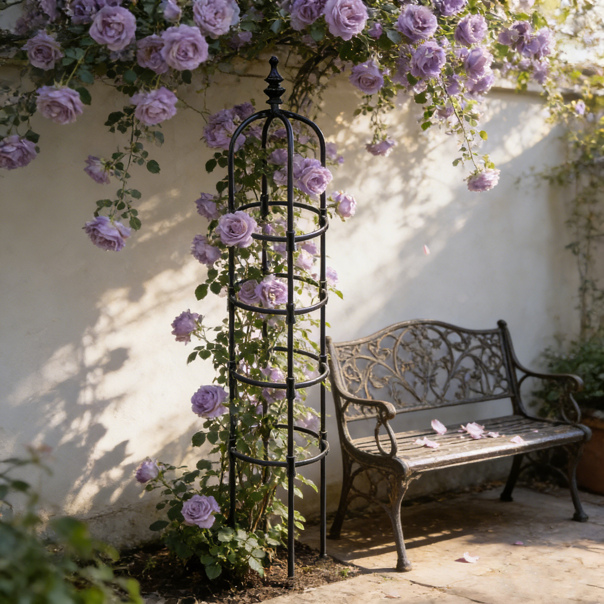 The Holiday Aisle® Garden Obelisk Trelli, Garden Trellis for Climbing ...