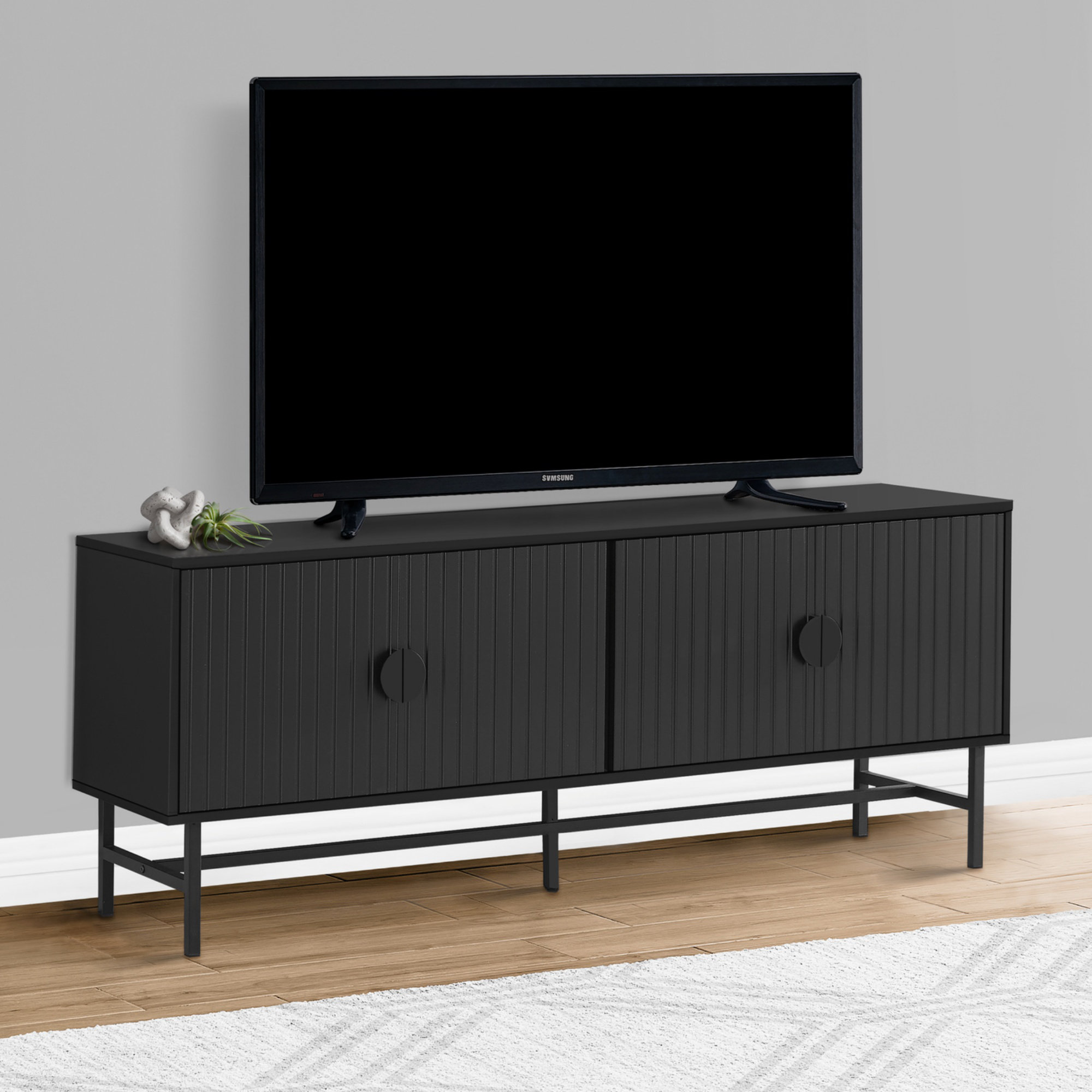 George Oliver Tv Stand, 60 Inch, Console, Media Entertainment Center ...