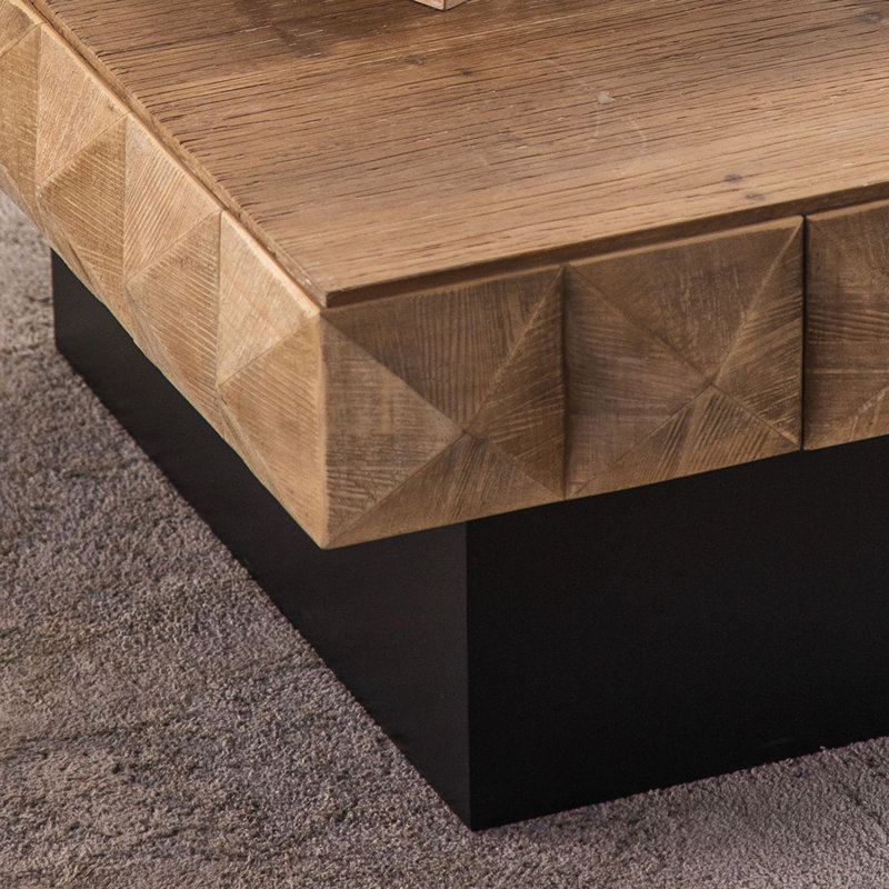 Millwood Pines Dimitrinka Solid Wood Top Single Coffee Table | Wayfair