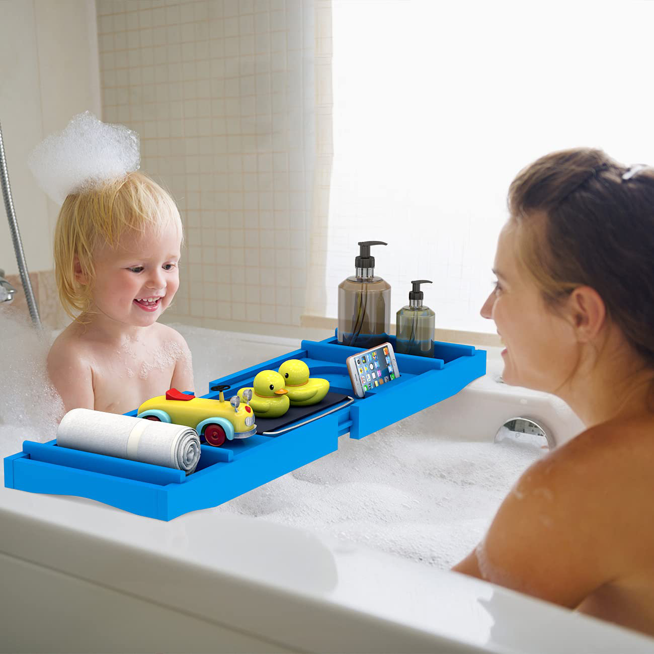 Rebrilliant Raevon Bamboo Bath Caddy | Wayfair