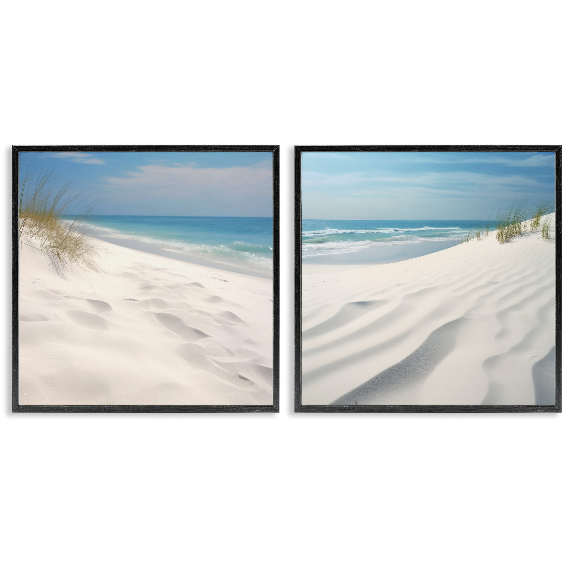 Dovecove Serene Beach Sand Dune 2 PC Giclee Art Set by Lazar Studio ...