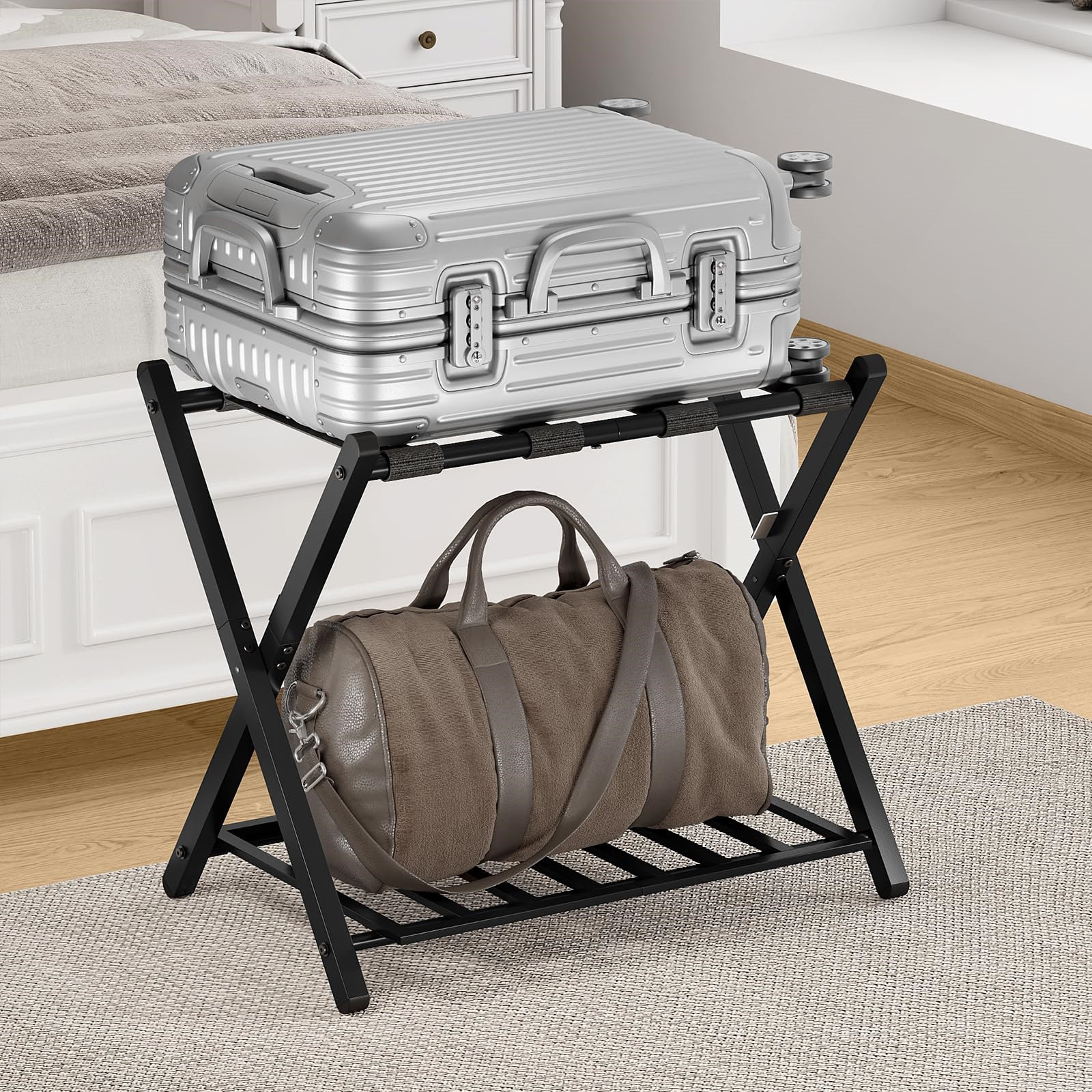 IFBECT Folding Luggage Rack for Guest Rooms | Wayfair