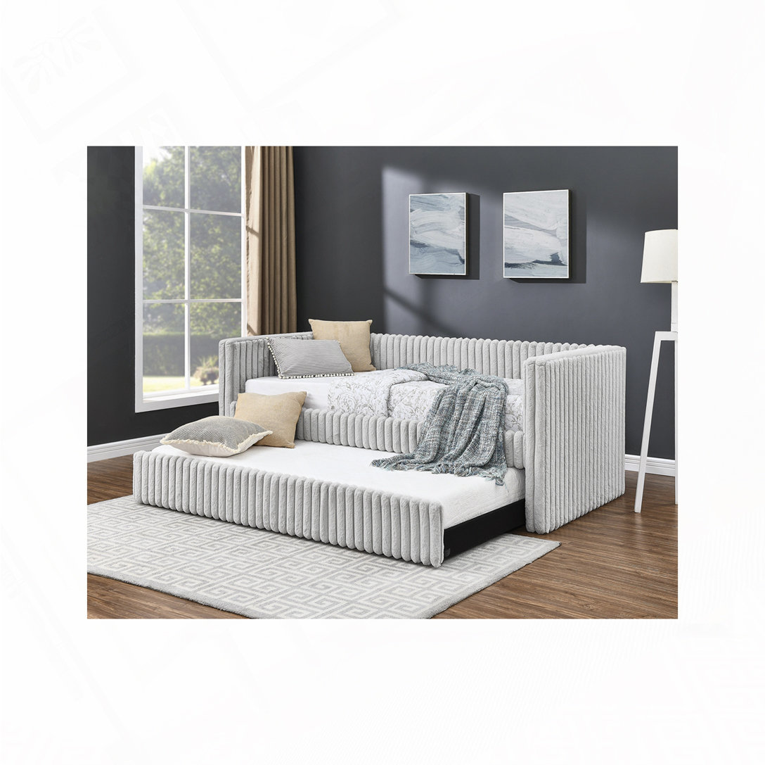 Hokku Designs Daybed Tufted Plush Channel Tufting Upholstery, Including ...