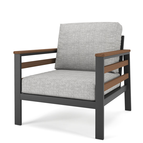 Birch Lane™ Townsend Patio Chair with Sunbrella Cushions | Wayfair