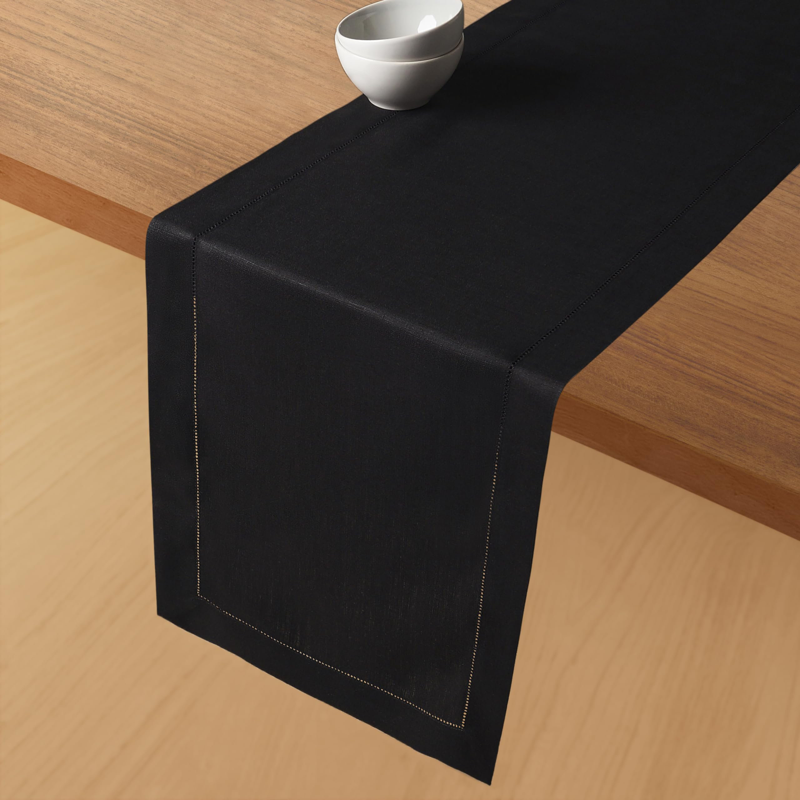 Hokku Designs Table Runner 14 X 120 Inch - 100% Pure Linen Classic ...