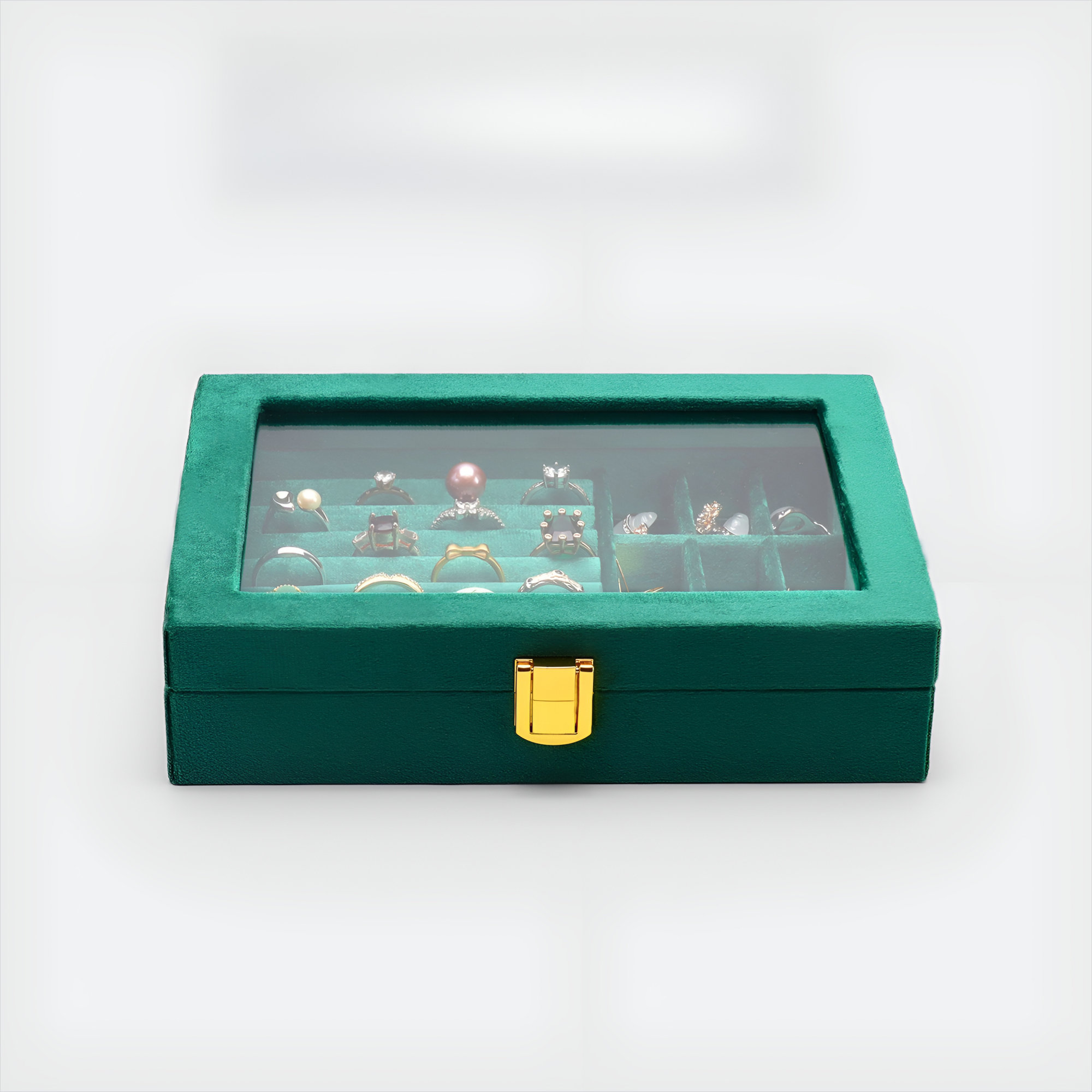 Mercer41 Transparent Skylight Large Capacity Jewelry Storage Box - Fei ...