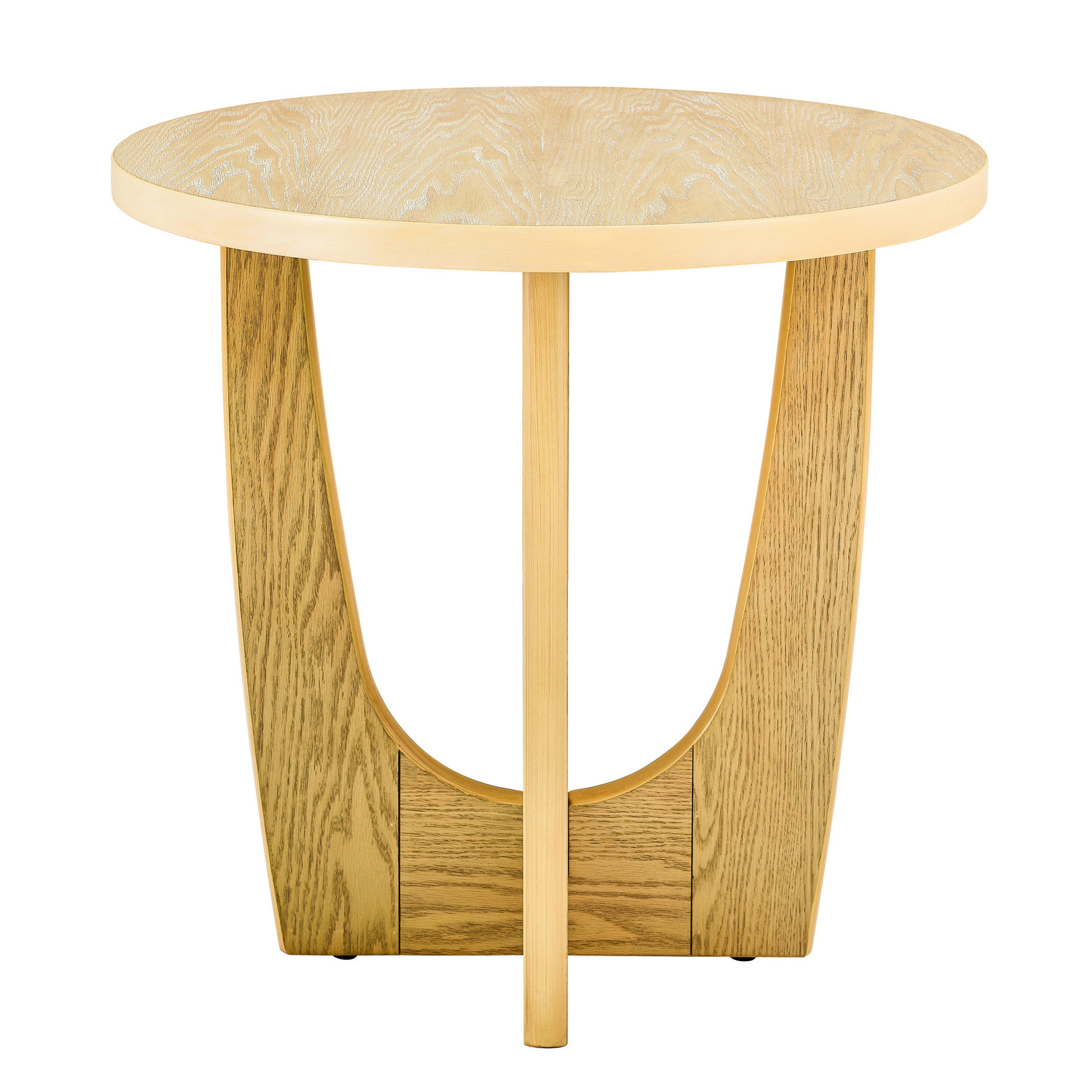 George Oliver Round Side Table In Mid Century Modern Style, Quality ...