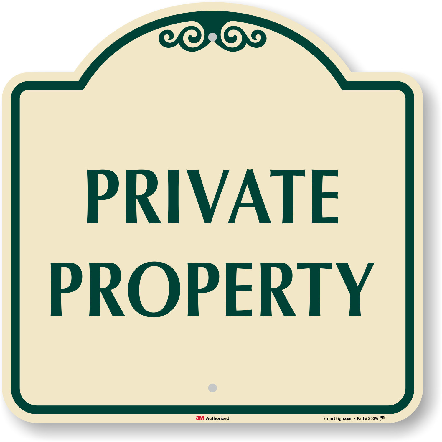 SmartSign Private Property High Intensity Reflective Signaturesign ...